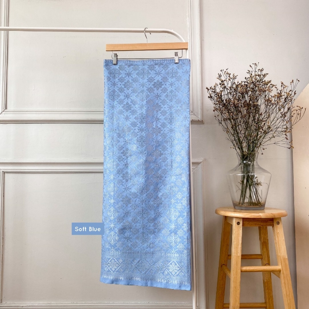 Inang Songket Lipat - Royal Blue / Red / Maroon / Black Pink / Black ...